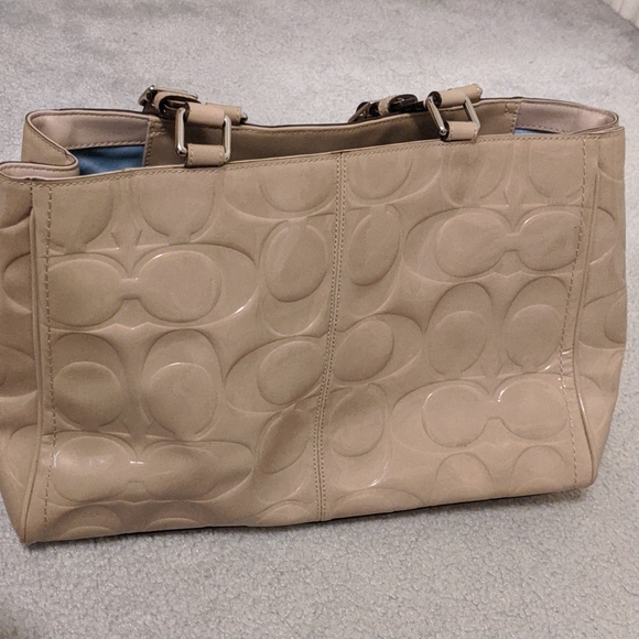 Coach | Bags | Coach Cow Leather Medium Shoulder Bag Satchel | Poshmark